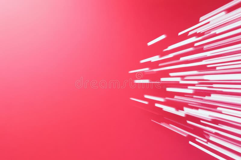 Red Abstract Design with Dynamic Lines Stock Illustration ...