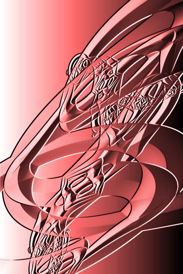 Red abstract drawing stock illustration. Illustration of cast - 14457125