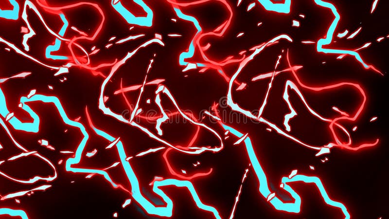 Red Abstract Energy Light Strings or Waves Background Stock ...
