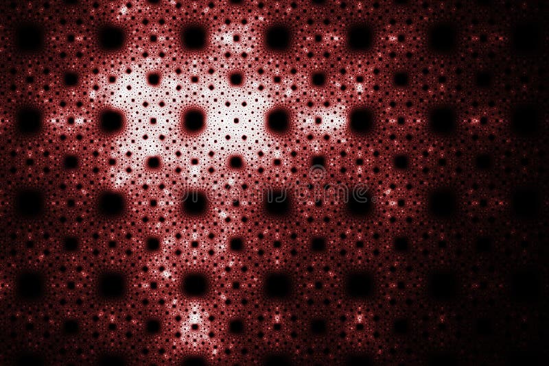 Red Abstract Fractal Design Stock Illustration - Illustration of ...