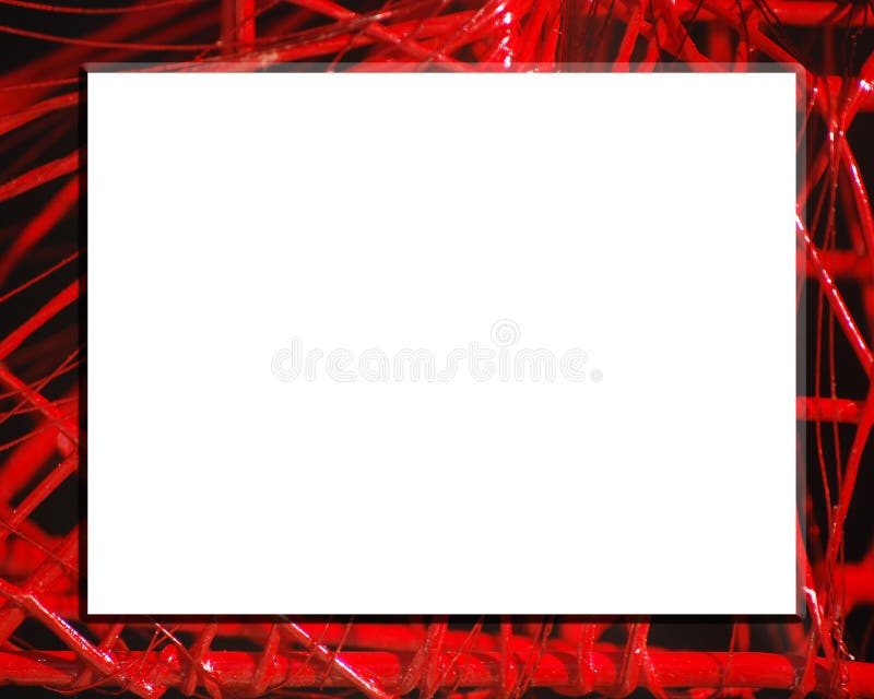 Red Abstract Frame Picture. Image: 4587599