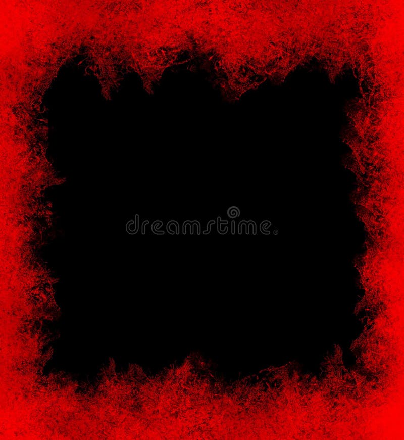 Red Abstract Frame in Red on a Black Background. Red Overlay Frame ...