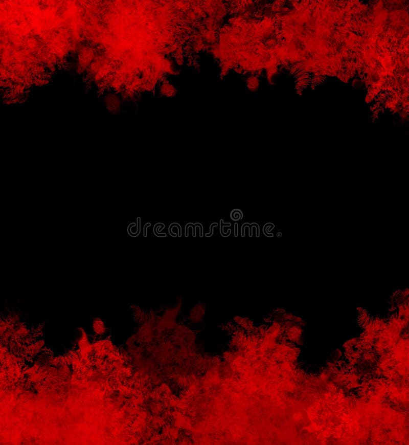 Red Abstract Frame in Red on a Black Background. Red Overlay Frame ...