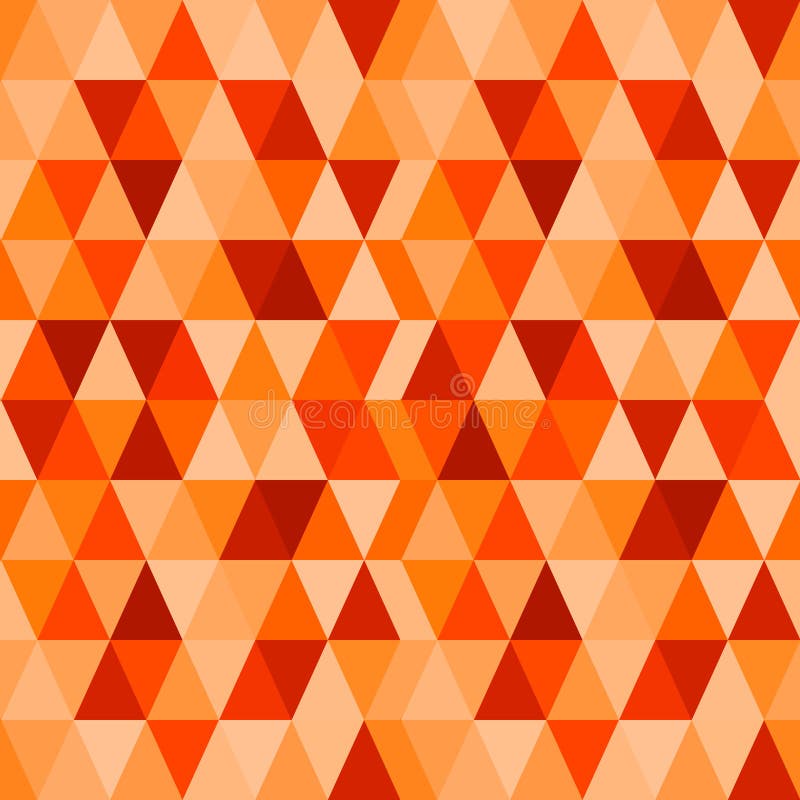 Abstract Orange Background with Cubes Mosaic Stock Vector ...