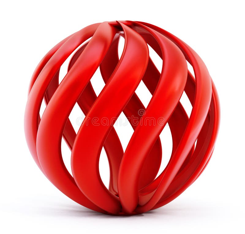 Red globe stock illustration. Illustration of bright, exploration - 3235290