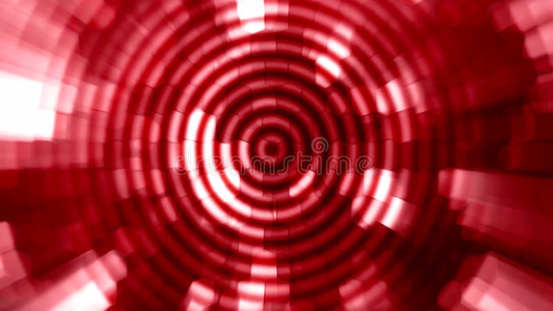 Red Abstract Hexagons Animation with Ripple Effect Background Stock ...