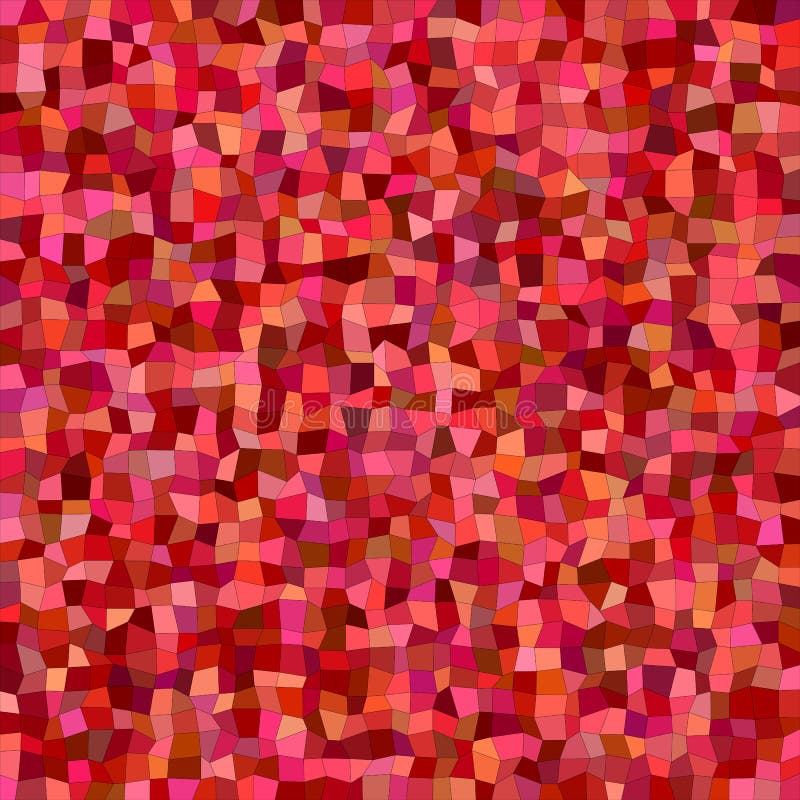 Red Irregular Rectangle Mosaic Vector Background Stock Vector ...