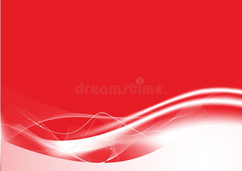Red Abstract Lines Background Stock Vector - Illustration of scientific ...