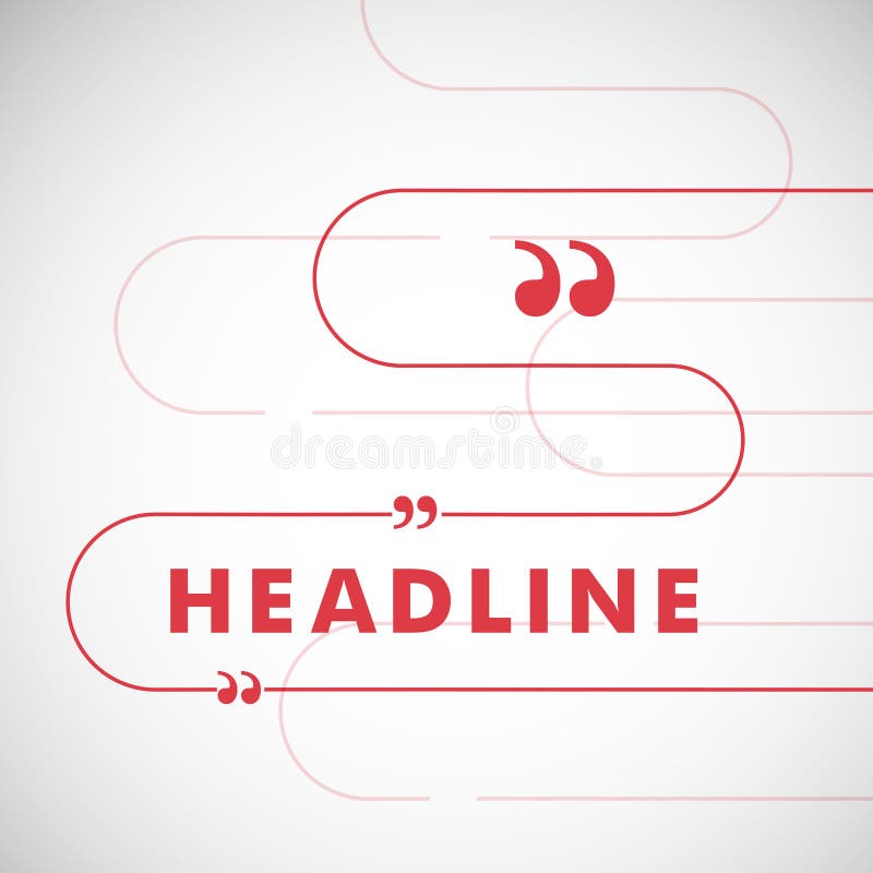 Red Abstract Lines on a White Background Stock Vector - Illustration of ...