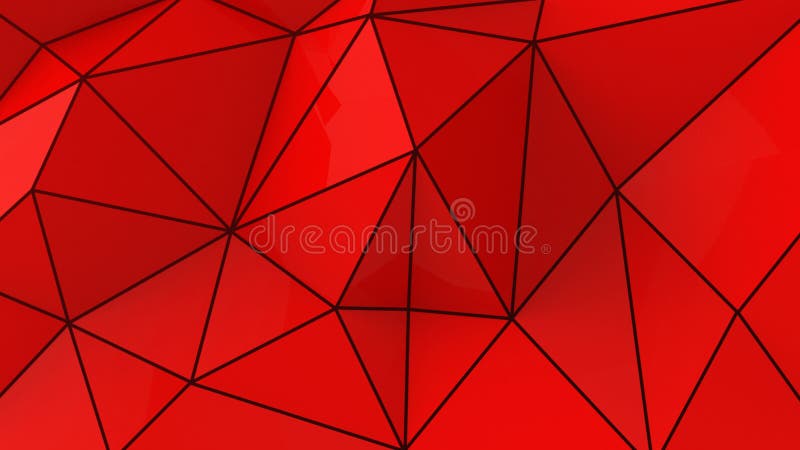 Red Abstract Modern Crystal Background. Polygon, Line, Triangle Pattern ...