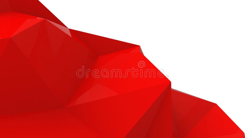 Red Abstract Modern Crystal Background. Polygon, Line, Triangle Pattern ...