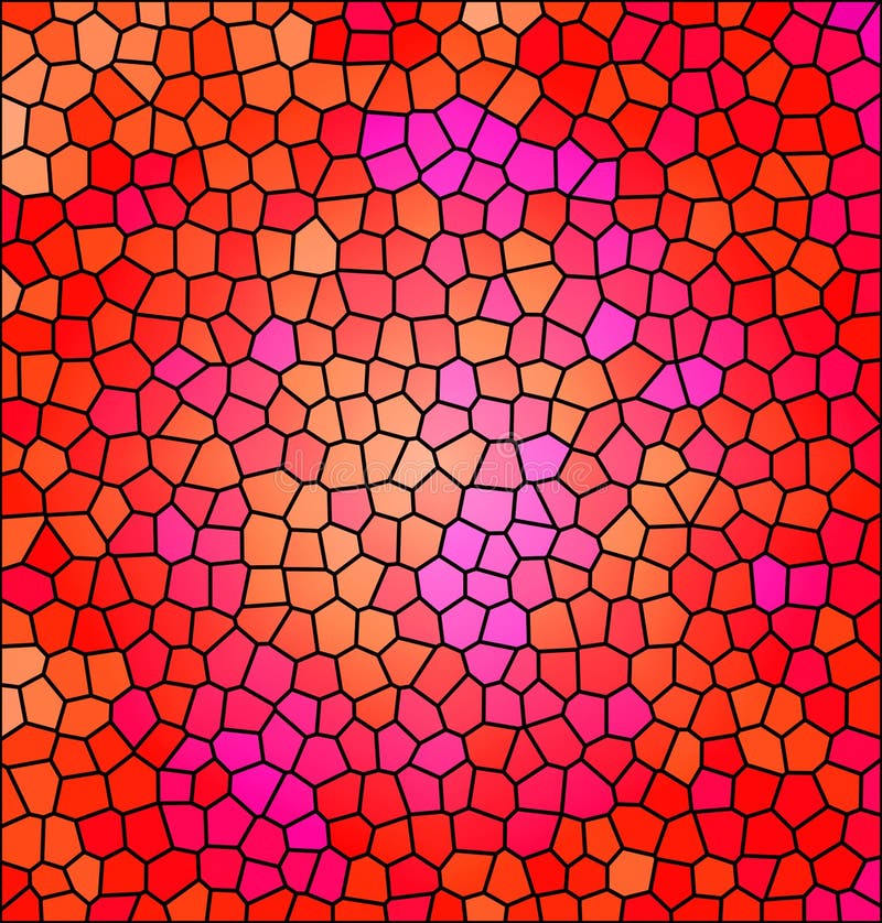 Red abstract mosaic stock image. Image of texture, pattern - 50709115