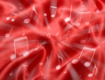 Red Abstract Music Background Stock Image - Image of classical, fabric ...