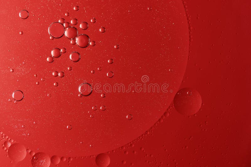 Red Abstract of Oil Bubbles Stock Photo - Image of shiny, glass: 75444350