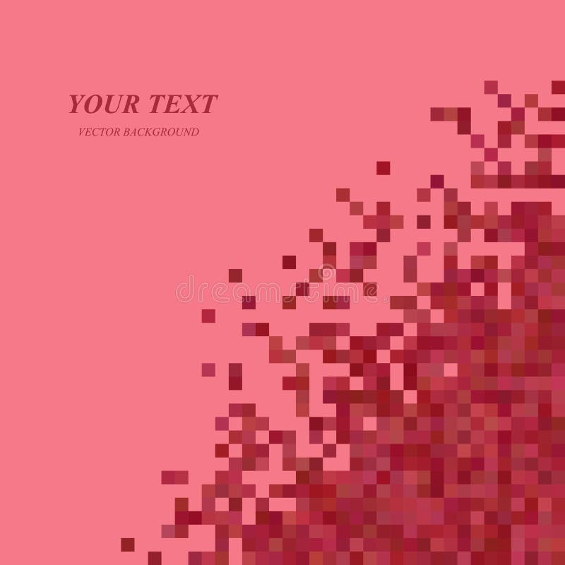 Pixel Square Mosaic Background - Geometric Vector Graphic Design from ... Pixel Square Mosaic Background - Geometric Vector Graphic Design from ...