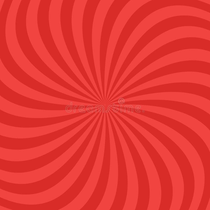 Red Abstract Spiral Ray Pattern Background Stock Vector - Illustration ...
