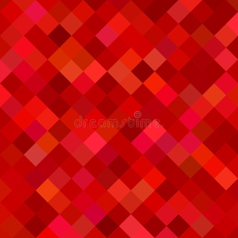 Red Abstract Square Pattern Background - Geometrical Vector Graphic ...