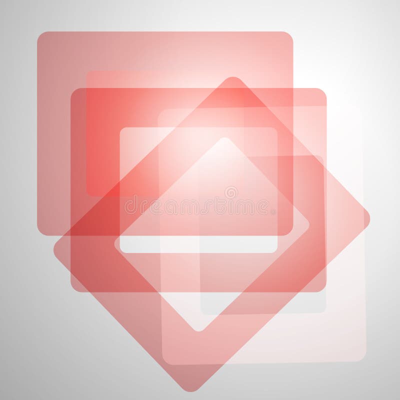 Red Abstract Squares with Patches of Light on Grey Stock Vector ...