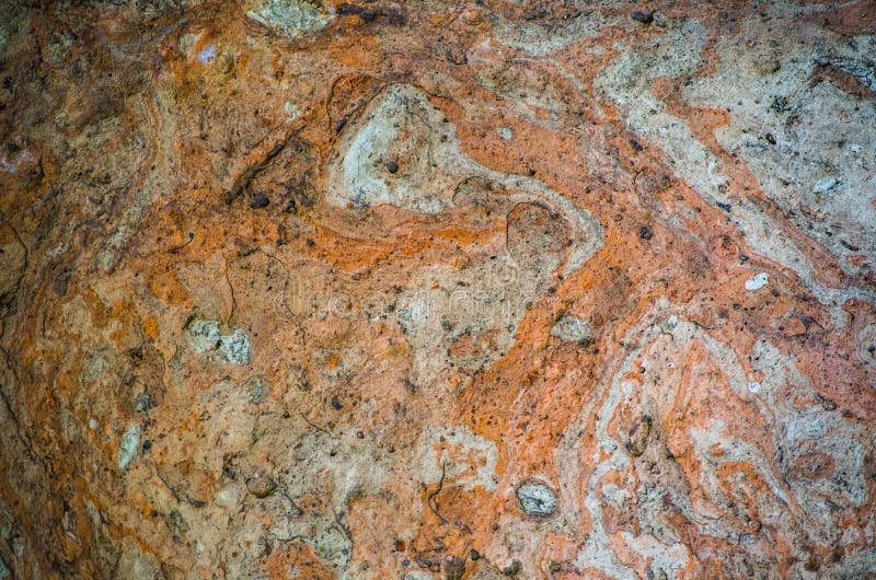 Red Abstract Surface of the Rock in Close Up for Background. Stock ...