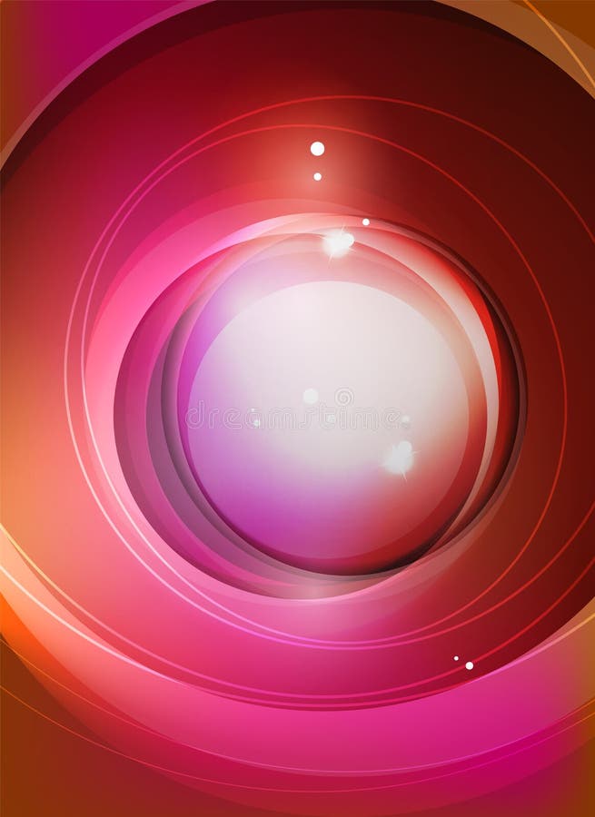 Red Abstract Swirl Template Stock Illustration - Illustration of gray ...