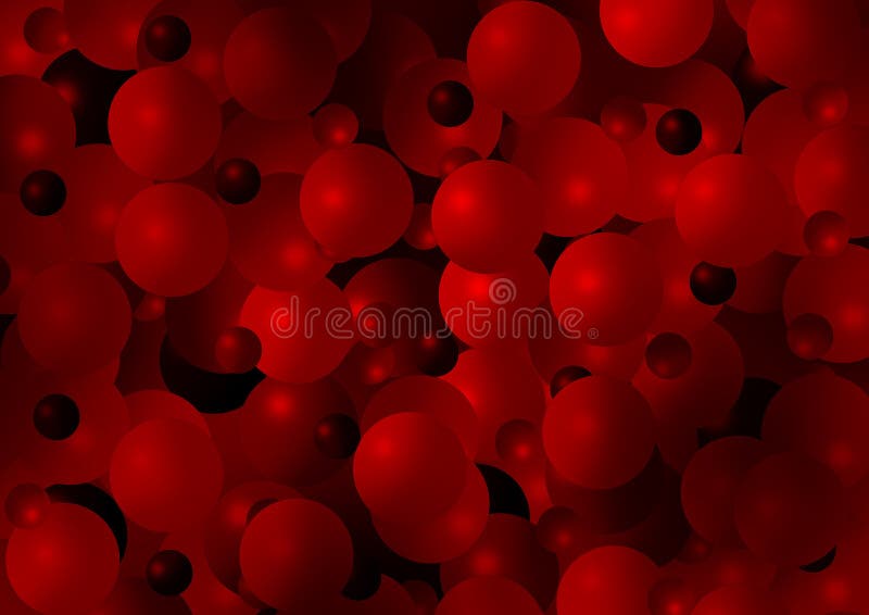 Red Abstract Textured 3d Balls Background Wallpaper Designs Stock ...
