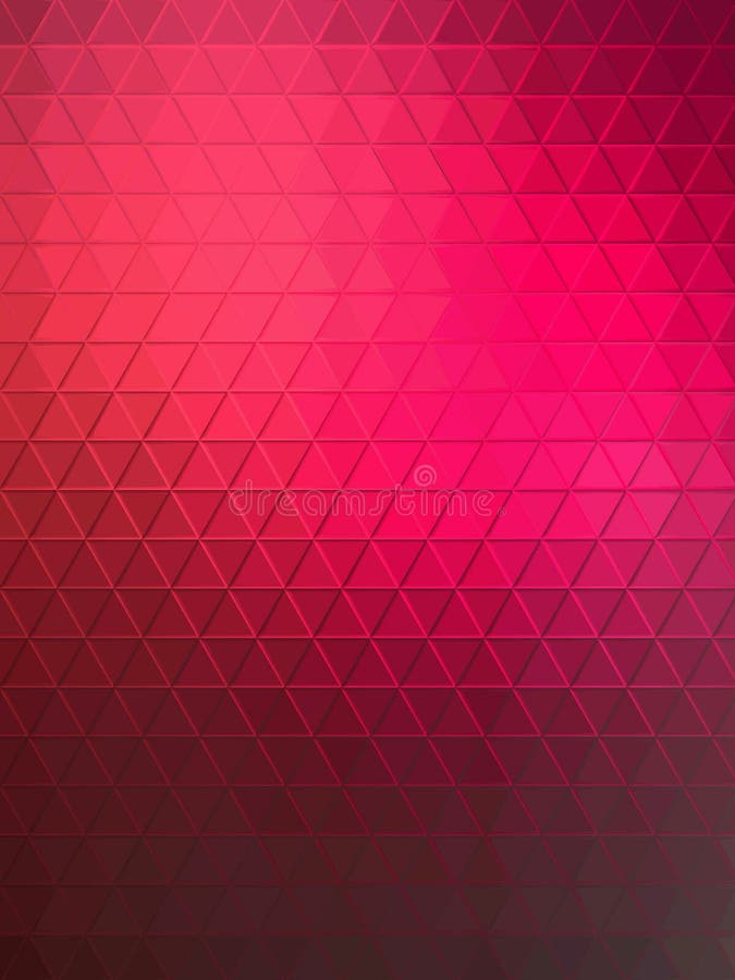 Red Abstract Triangles Background Stock Illustration - Illustration of ...