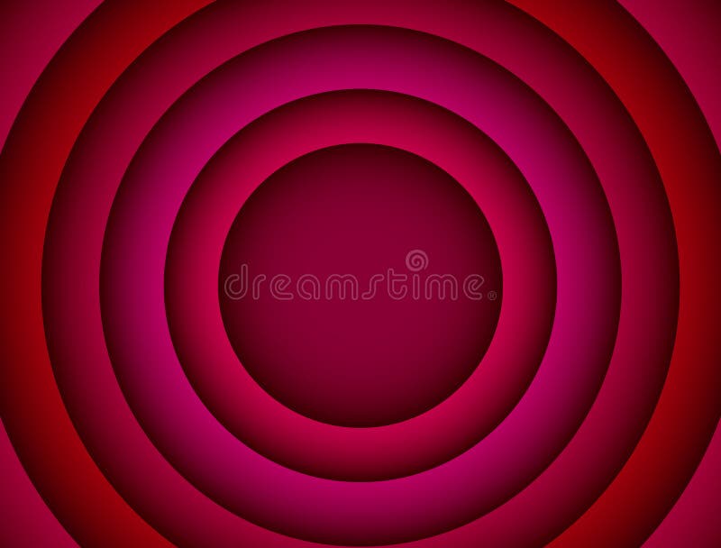 Red Abstract Vintage Background with Round Gradients with Place for ...