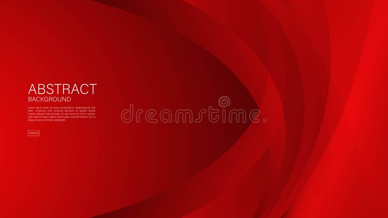 Red Abstract Wave Background, Wave Vector, Geometric Vector, Minimal ...