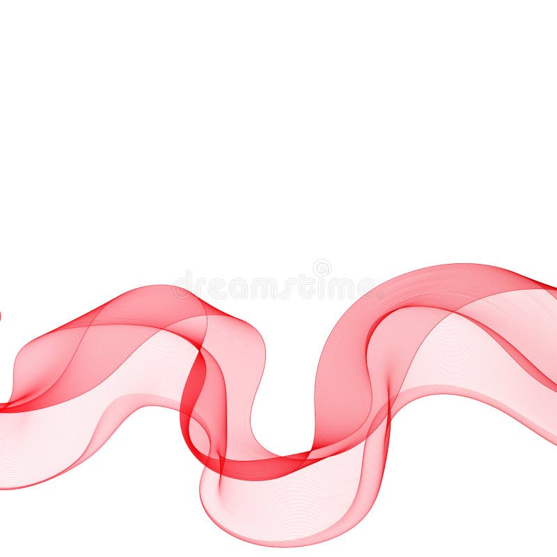 Red Abstract Wave, Windy Background. Design. Eps 10 Stock Illustration ...