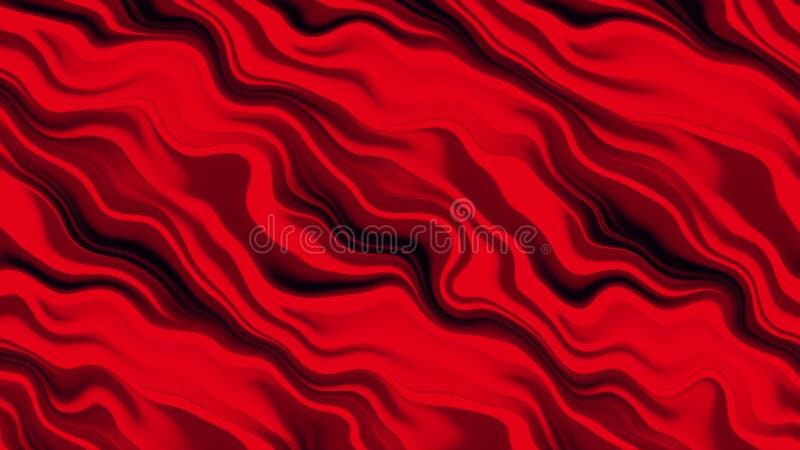 Red Abstract Wavy Background Loop Animation Stock Video - Video of ...