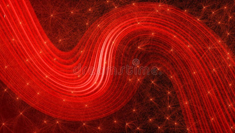 Red Abstract Wavy Textured Background. Grunge Distorted Decay Texture ...