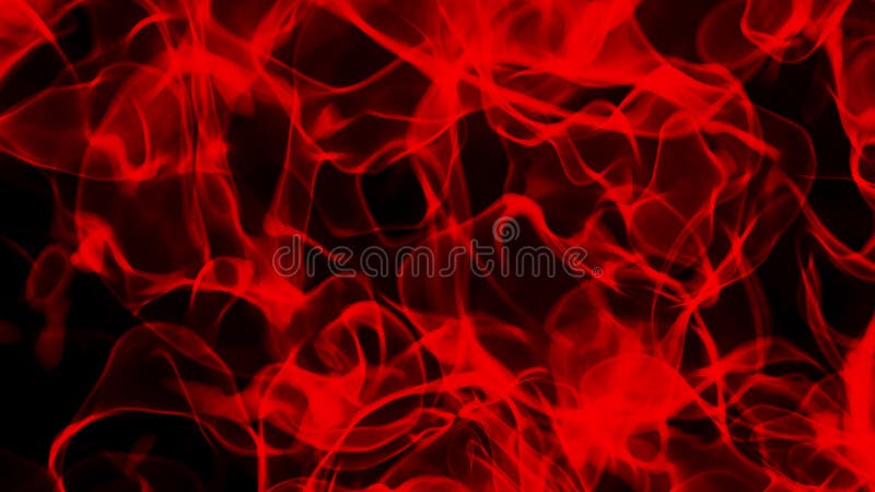 Red Abtract Background, Glowing Smoke Pattern Isolated on Black Stock ...