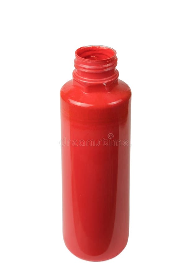 Red acrylic paint stock image. Image of decorate, background - 138959901