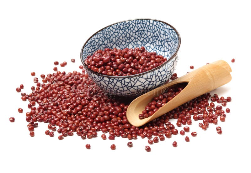 Red adzuki beans. stock image. Image of ingredients - 114211979