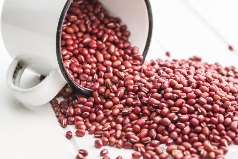 Red adzuki beans stock photo. Image of asia, aduki, macro - 144622494