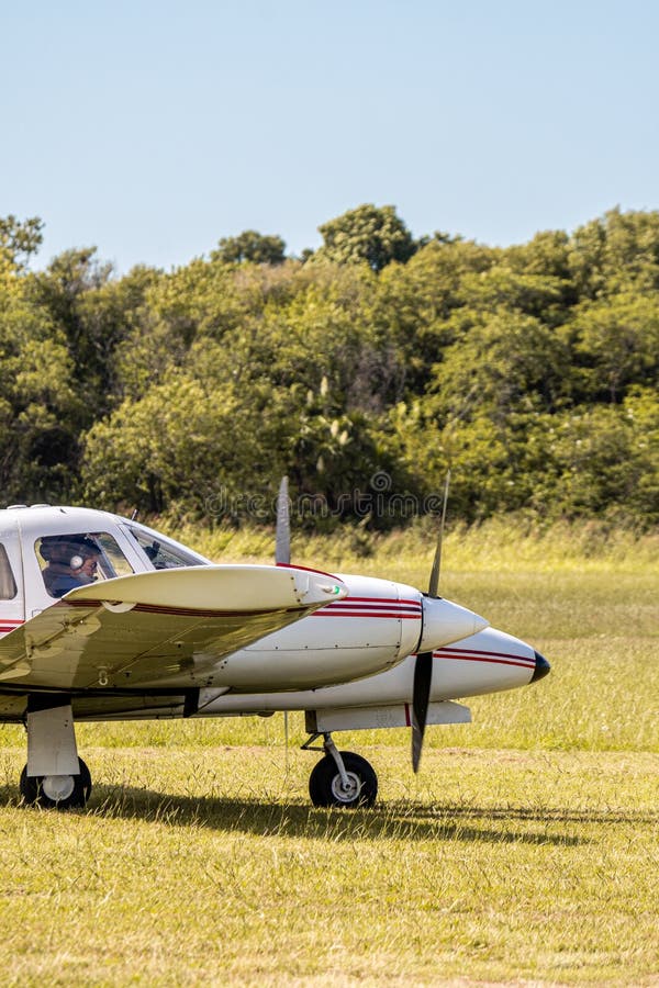 Red airplane take off stock image. Image of flight, boeing - 211276753