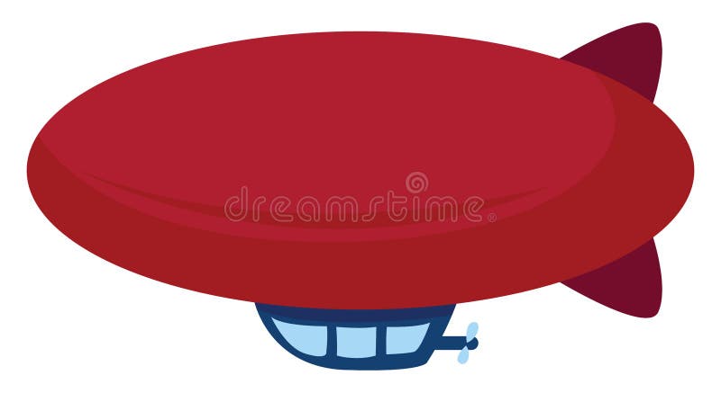 Red Blimp White Background Stock Illustrations – 158 Red Blimp White ...