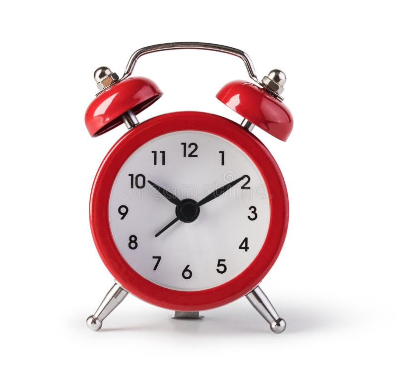 Red alarm clock stock photo. Image of watch, countdown - 102379542