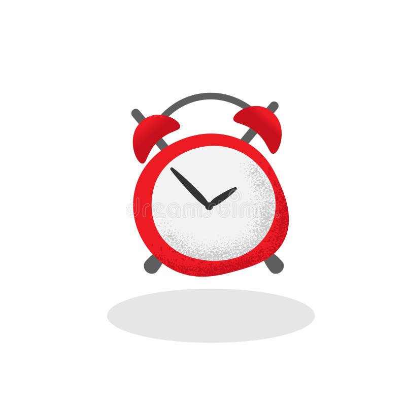 Cartoon red alarm clock stock vector. Illustration of illustration ...