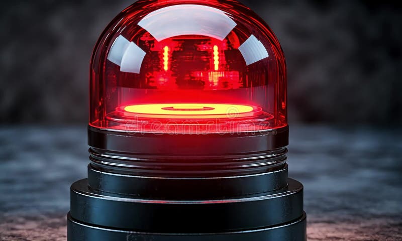 Red Alert Beacon stock footage. Video of notification - 385697132