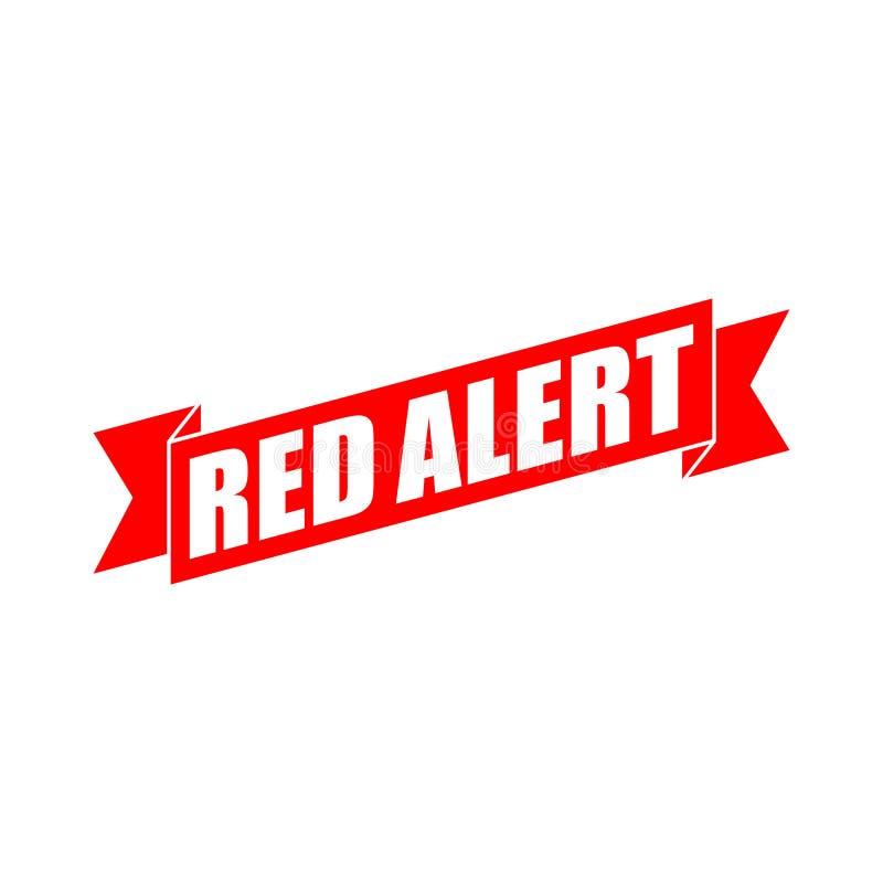 Red Alert Letter Rubber Stamp Vector Template Stock Vector ...