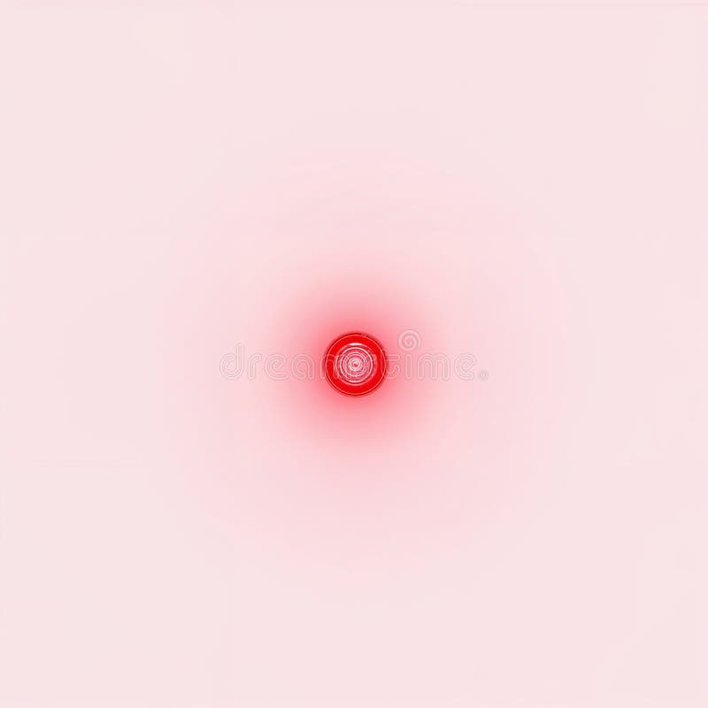 Red Alert Siren Light Over White Background Stock Illustration ...
