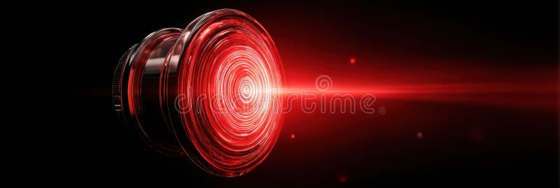 Red Alert Siren Illuminates Digital Space with a Vivid Presence in the ...