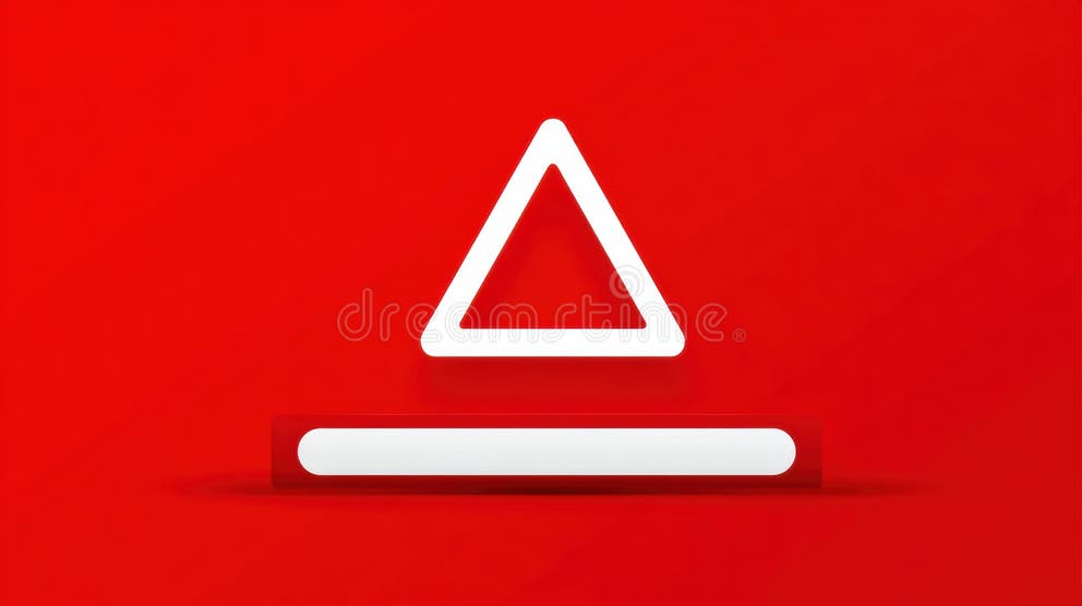 Red Alert Symbol Over Simulated Browser Tab Indicating Potential ...