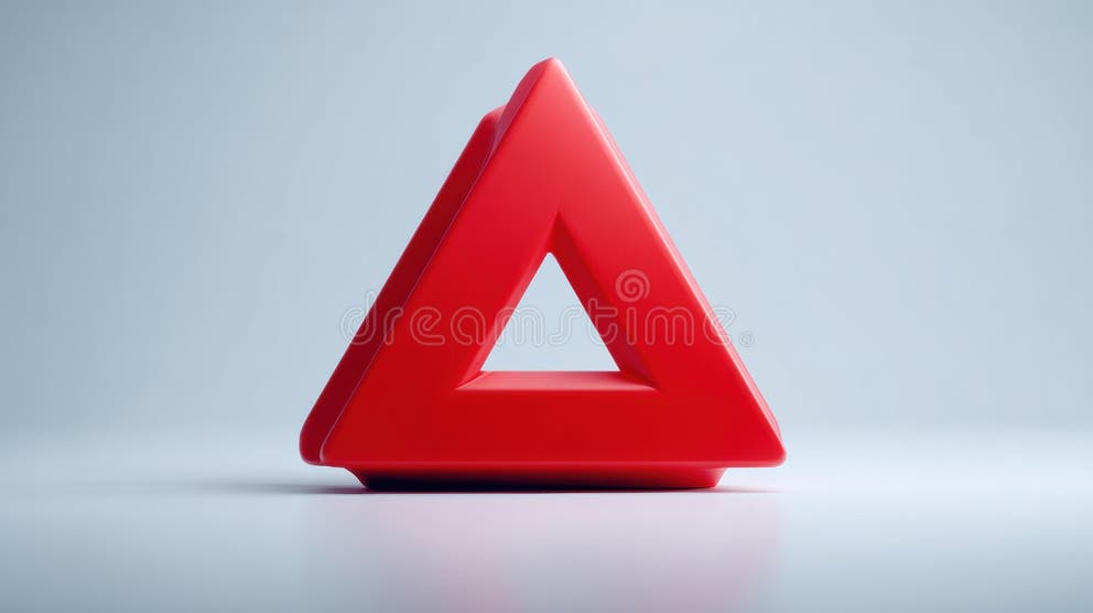 Red Alert Triangle Displayed Prominently Over a Simulated Browser Tab ...