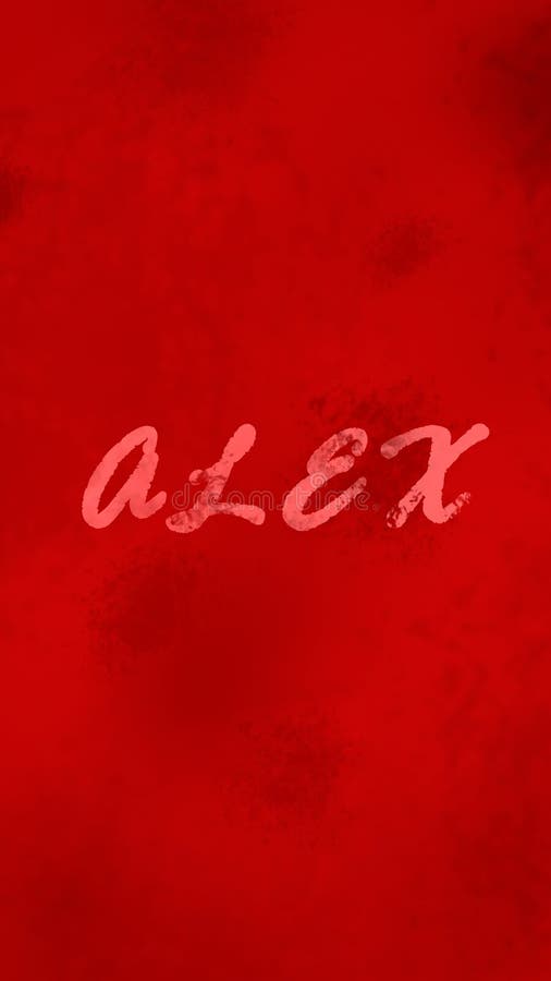 Red Alex Phone Wallpaper stock illustration. Illustration of ...