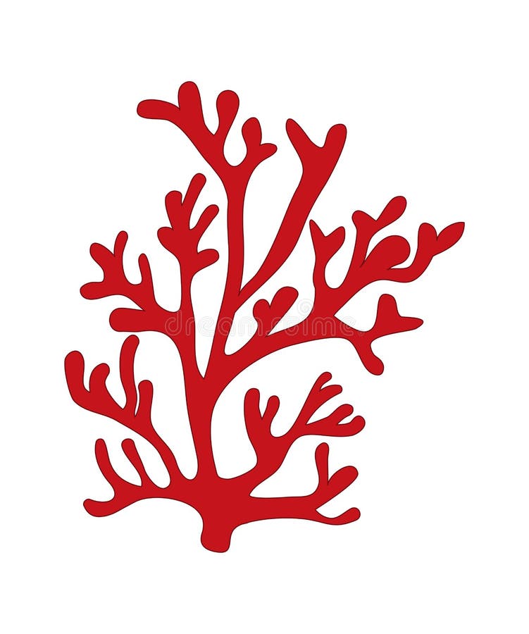 Red Algae Silhouette Vector Symbol Icon Design. Beautiful Illustration ...