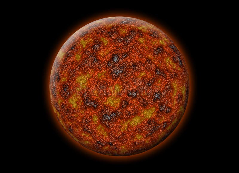 Red alien planet stock illustration. Illustration of cosmic - 5590626
