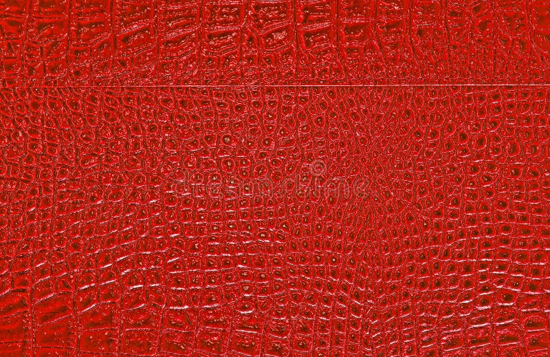 Red Alligator Patterned Background with Seam Stock Photo - Image of ...