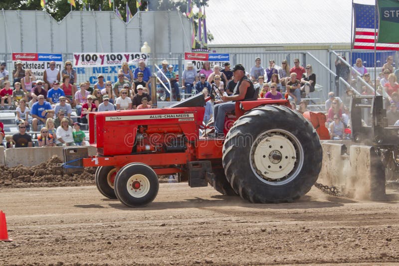 Red Allis Chalmers Tractor editorial stock image. Image of ...
